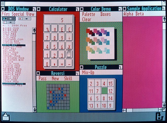 Windows 1.0 Tandy 2000 内部版本 - WinStory Wiki