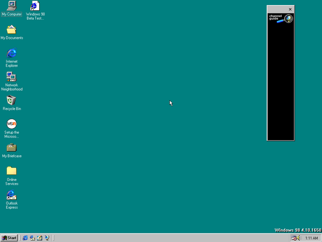 Windows 98 Build 1650 - WinStory Wiki