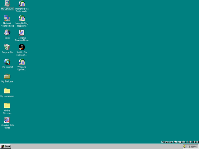 Windows 98 Build 1518 - WinStory Wiki
