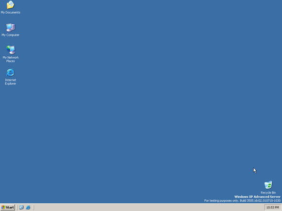 Windows Server 2003 Build 3505.0.idx02.010710-1030 - WinStory Wiki