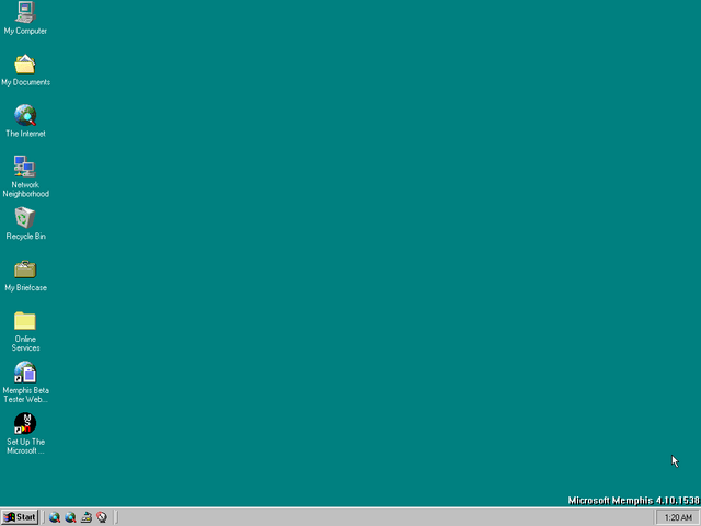 Windows 98 Build 1538 - WinStory Wiki