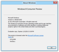 ‎Windows 8 Build 8220.0.winmain_win8beta.120127-1925 - WinStory Wiki
