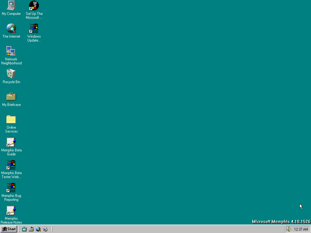 Windows 98 Build 1526 - WinStory Wiki