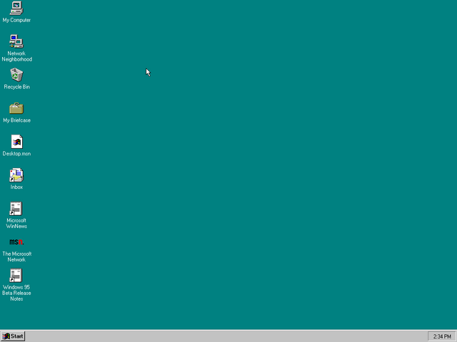Windows 95 Build 337 - WinStory Wiki