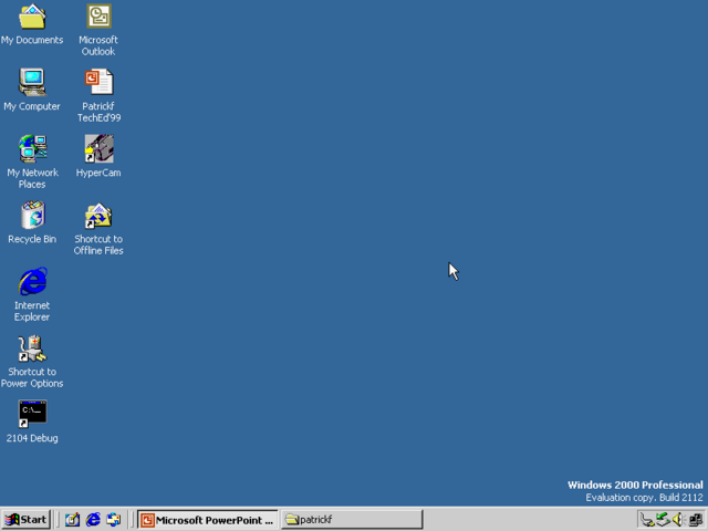 Windows 2000 Build 2112.1 - WinStory Wiki