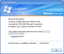 Windows Longhorn Build 4008.0.main.030219-1933 - WinStory Wiki