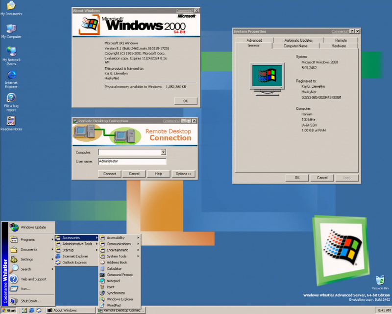 Windows Server 2003 Build 2462.0.main.010315-1720 - WinStory Wiki
