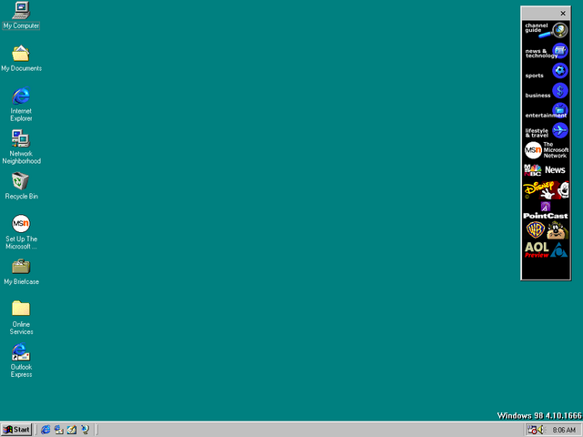 Windows 98 Build 1666 - WinStory Wiki
