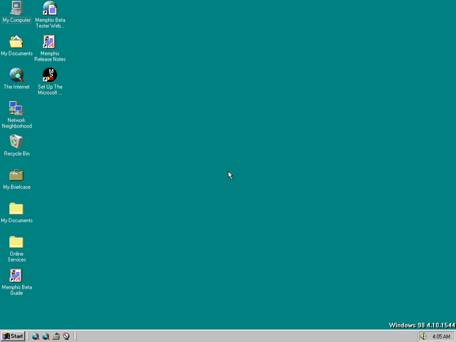 Windows 98 Build 1544 - WinStory Wiki