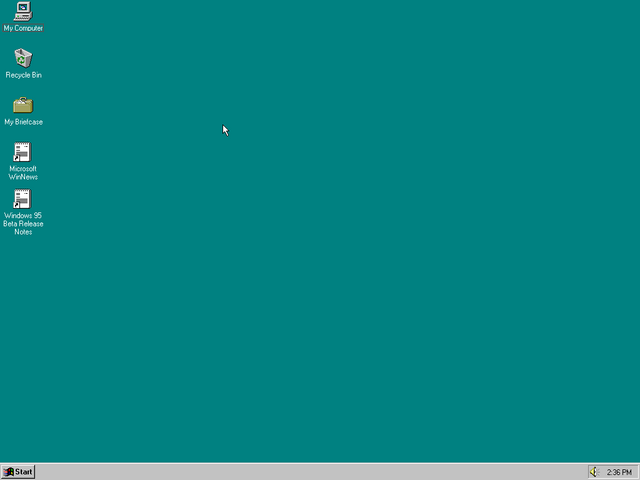 Windows 95 Build 328 - WinStory Wiki